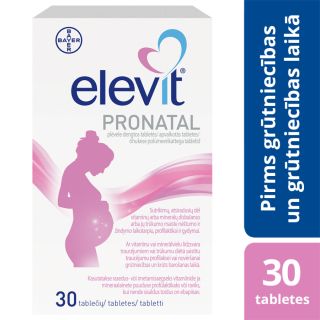 ELEVIT Pronatal apvalkotās tabletes, 30 gab. - Mēness aptieka